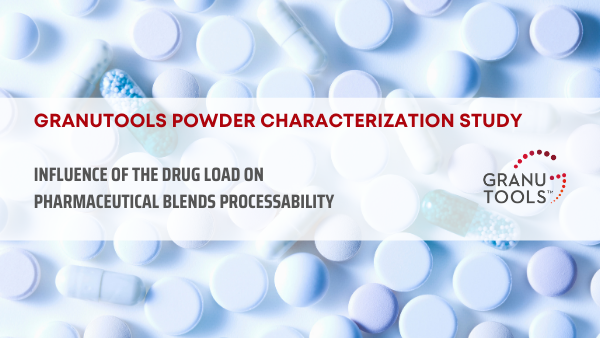 GranuTools powder characterization study on the Influence of the drug load on pharmaceutical ...